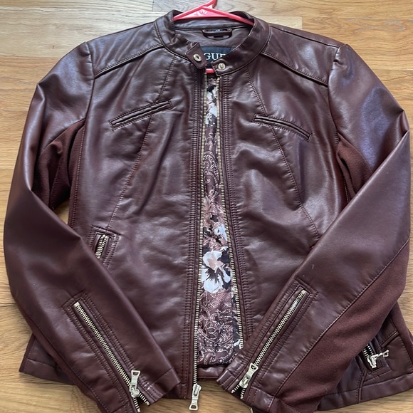 Guess | Jackets & Coats | Guess Faux Leather Moto Jacket | Poshmark